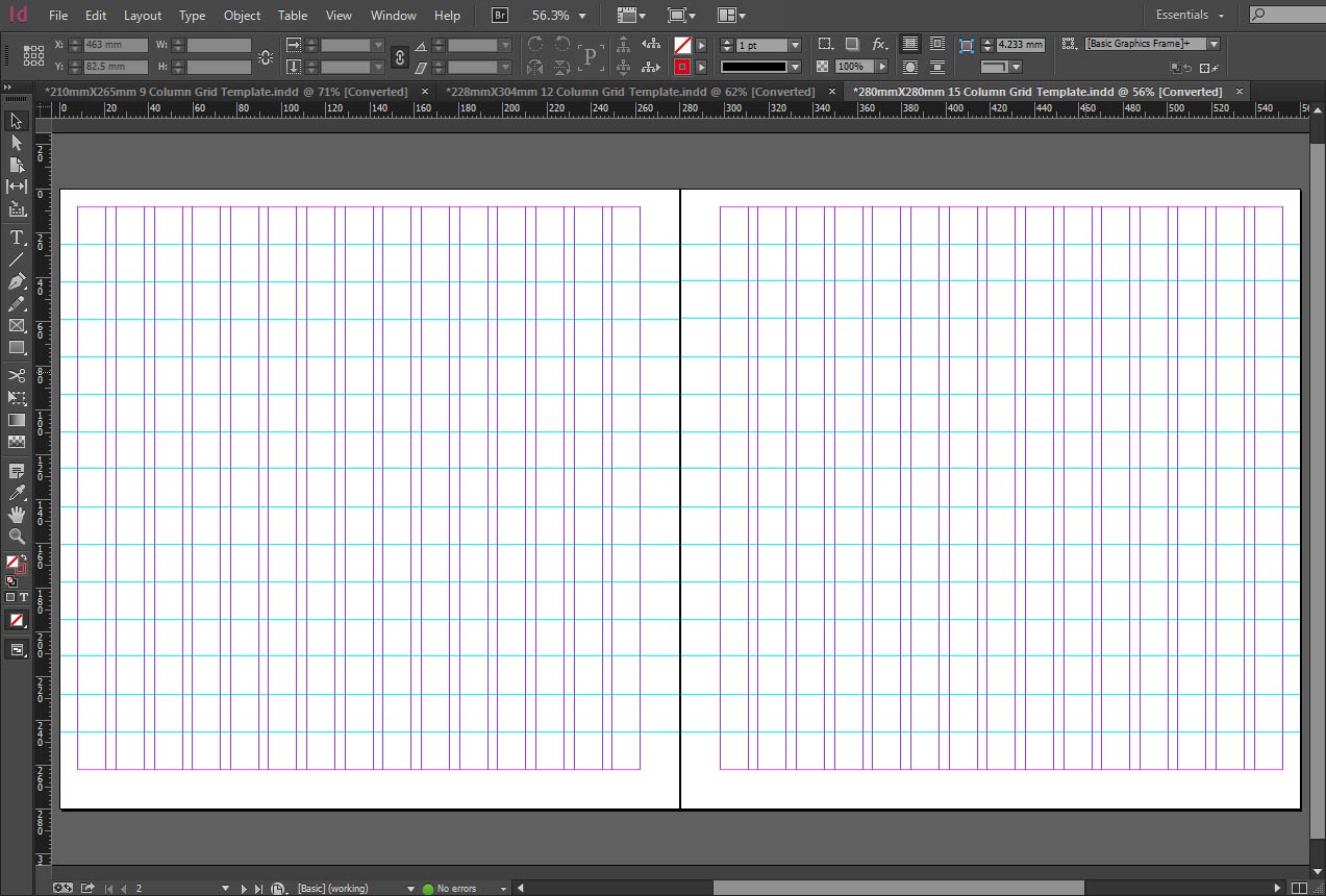 InDesign 15 Column Grid Template The Grid System